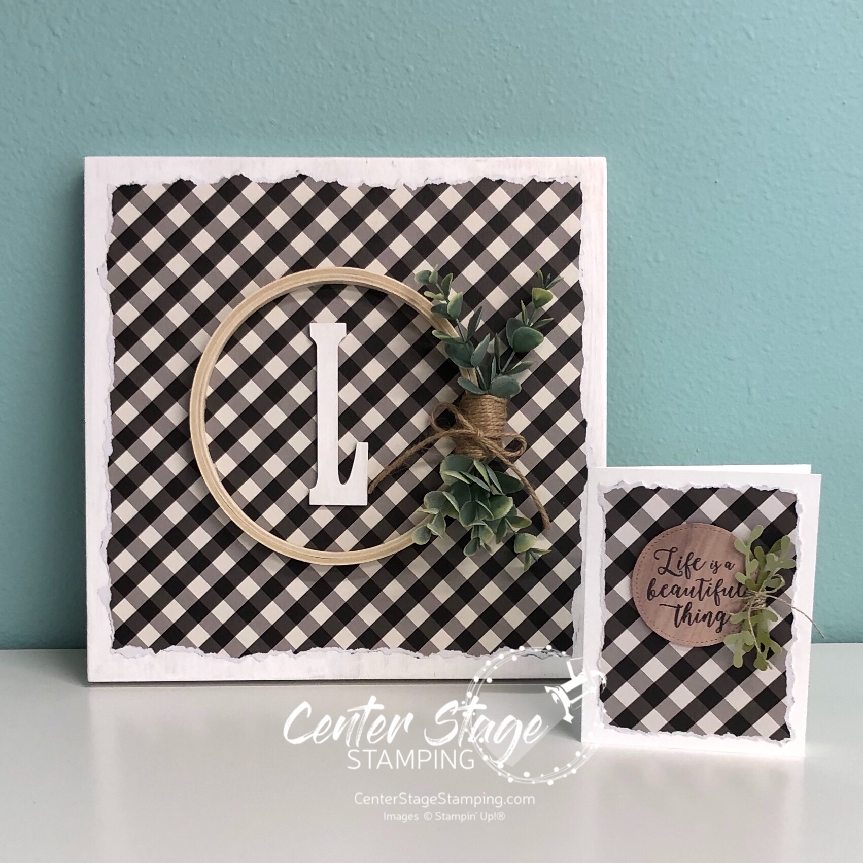 monogram decor – Center Stage Stamping